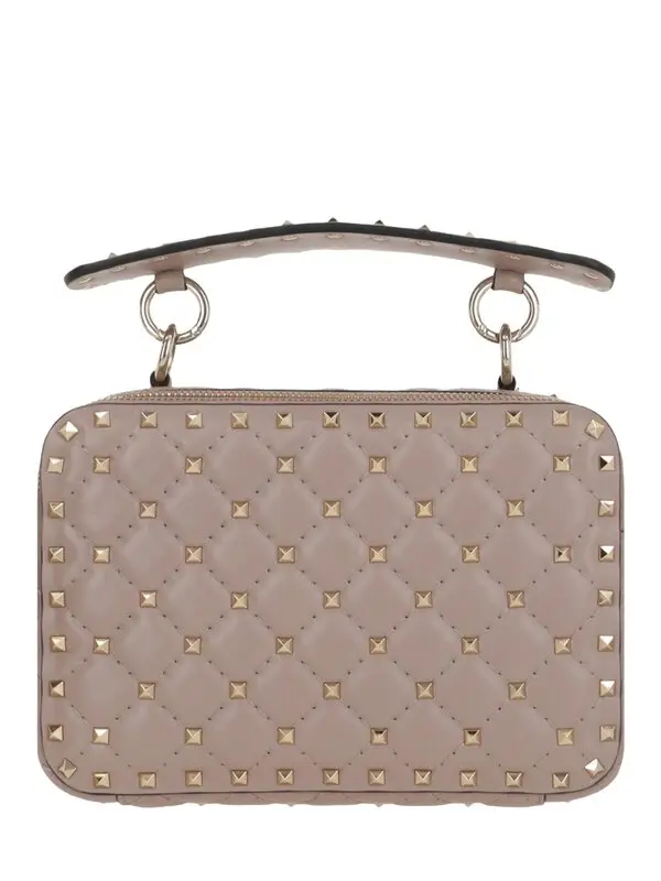 Valentino Garavani Rockstud Spike Crossbody Bag - Nude