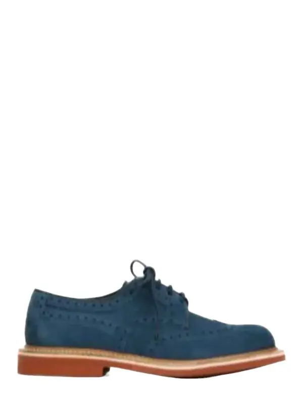 Church's Suede Lace-up Brogues - Blue