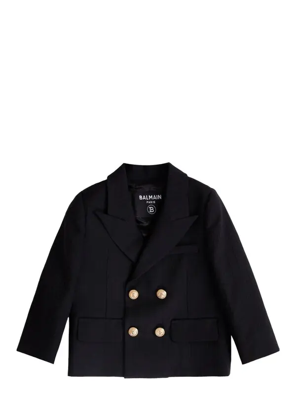 Balmain Double-breasted Blazer - Black