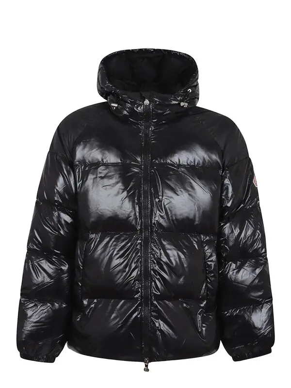 Pyrenex Quilted Down Jacket With Hood - Black