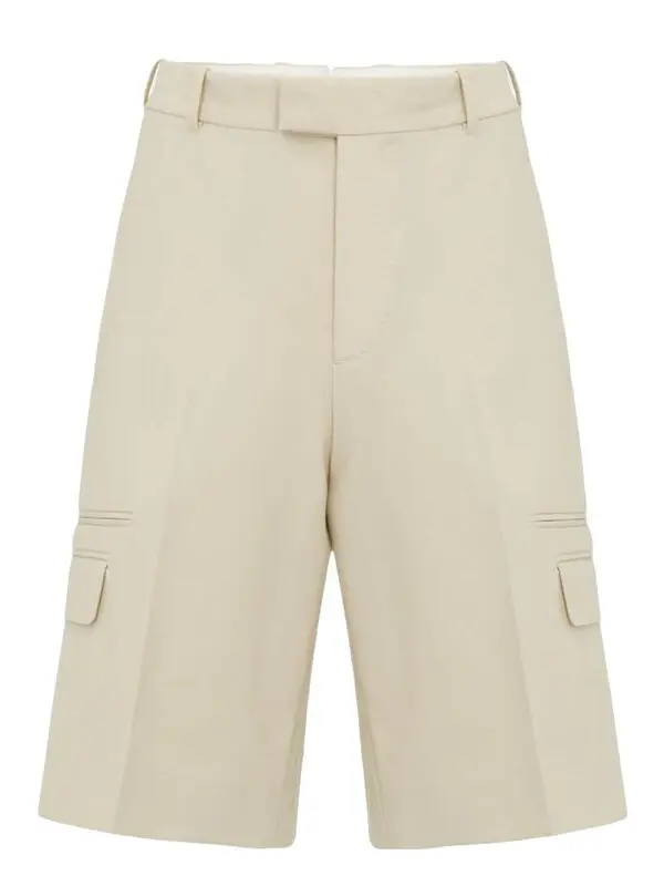 Alexander McQueen Tailored Cargo Shorts - Nude