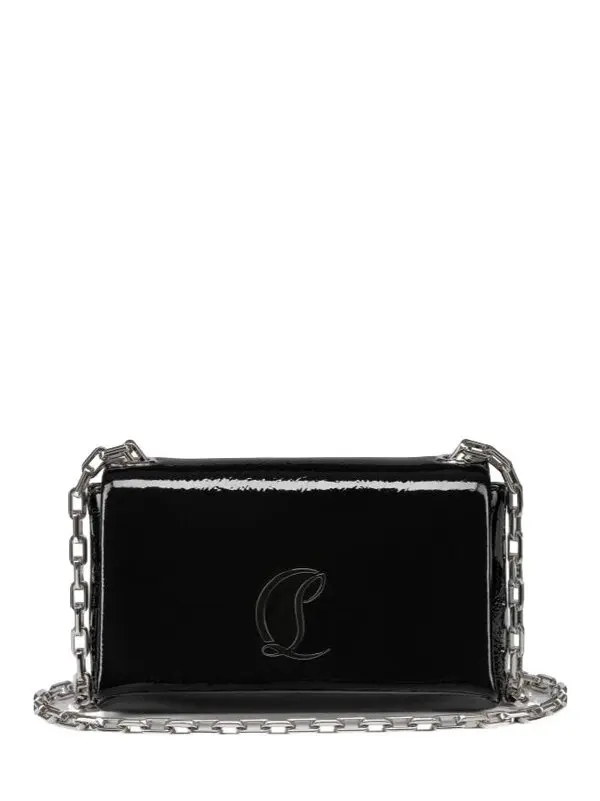 CHRISTIAN LOUBOUTIN Loubi54 Foldover Crossbody Bag - Black