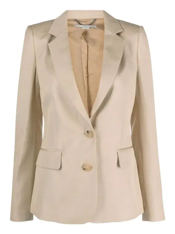 Stella McCartney Single-breasted Tailored Blazer - Nude