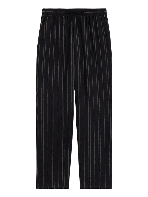 Isabel Marant Étoile Isaki Striped Trousers - Black