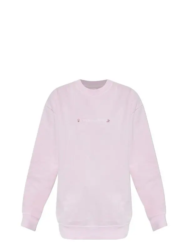 LoveShackFancy Embroidered Crewneck Sweatshirt - Purple
