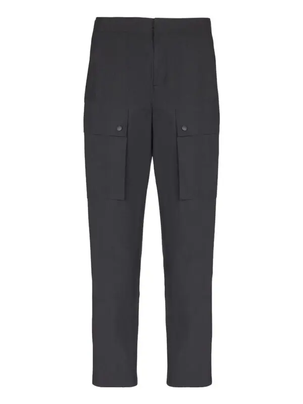 Balmain Slim Cargo Trousers - Black