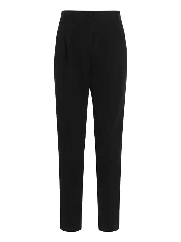 Dolce & Gabbana Ribbed Slim-cut Trousers - Black