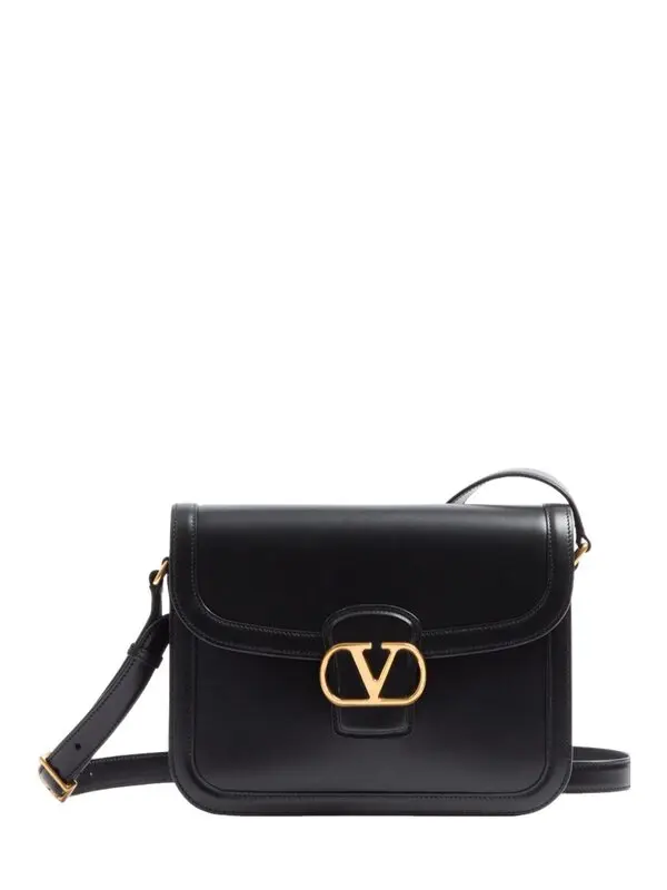 Valentino Garavani 9to5 Foldover Top Crossbody Bag - Black