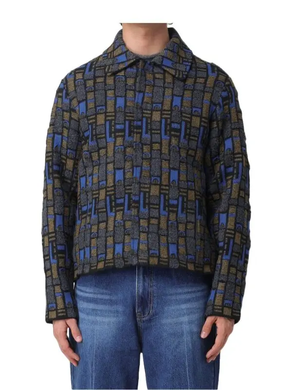 ADER ERROR Long Sleeve Textured Jacket - Black