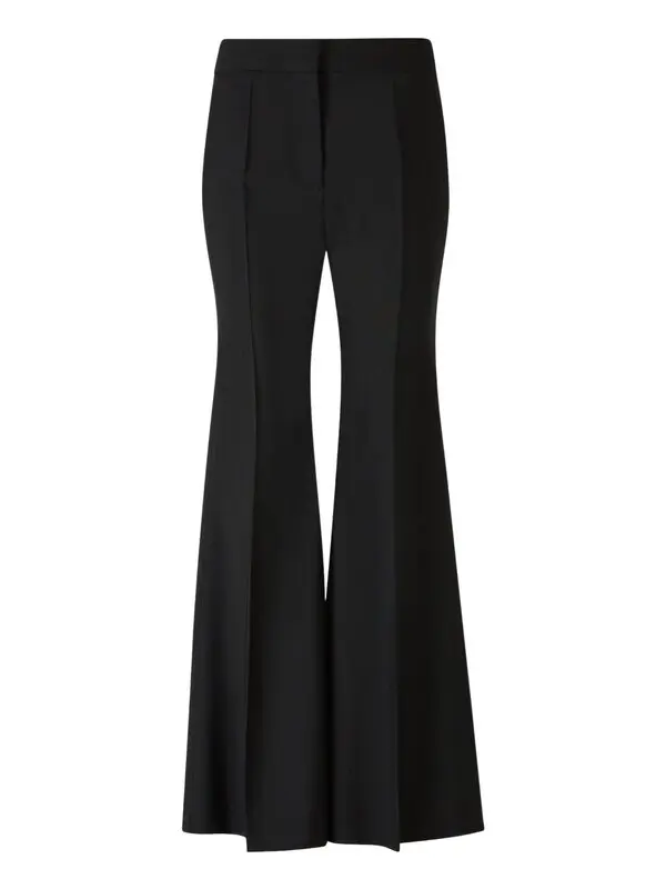 Givenchy High-waisted Flared Trousers - Black