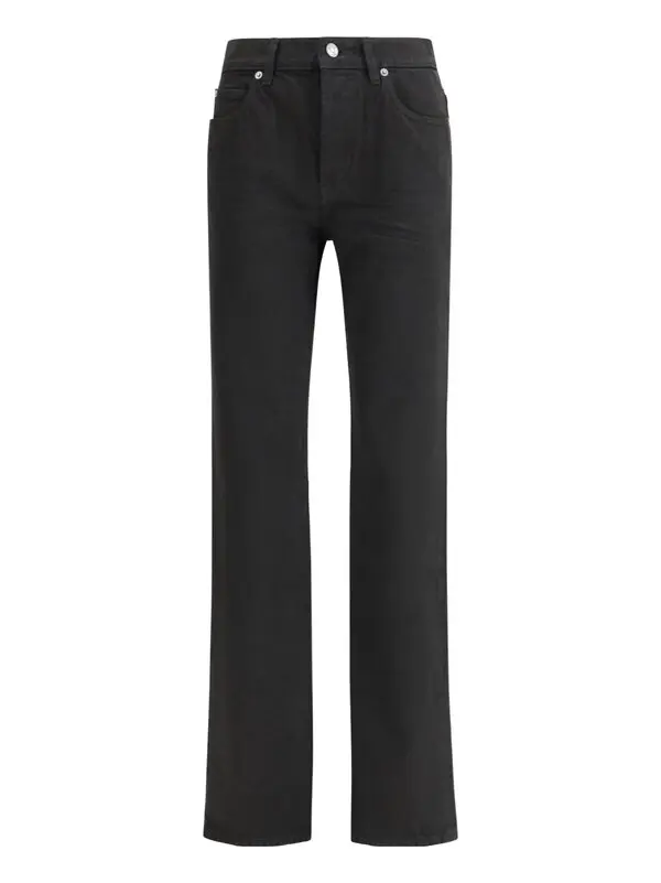 Saint Laurent Nico Straight Leg Jeans - Black