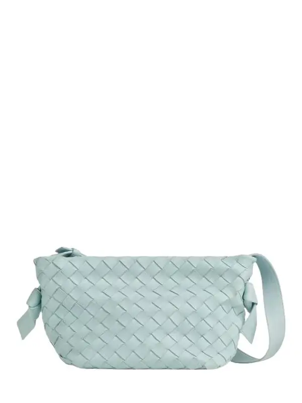 Bottega Veneta Tie Intrecciato Shoulder Bag - Green