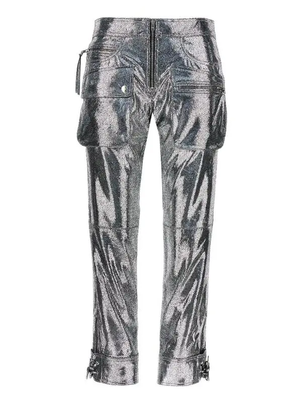 Isabel Marant Étoile Ciane Zip Detailed Pants - Gray
