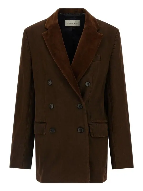 Dries Van Noten Double-breasted Blazer - Black