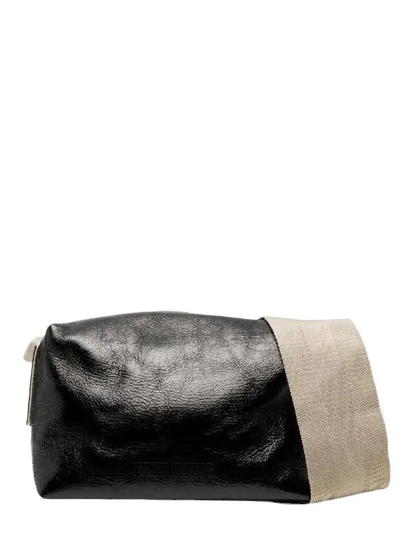 UMA WANG Zipper Shoulder Bag - Black
