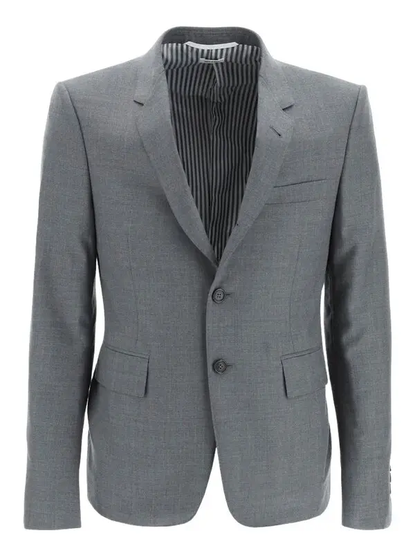 Thom Browne Wool Suit Jacket - Gray