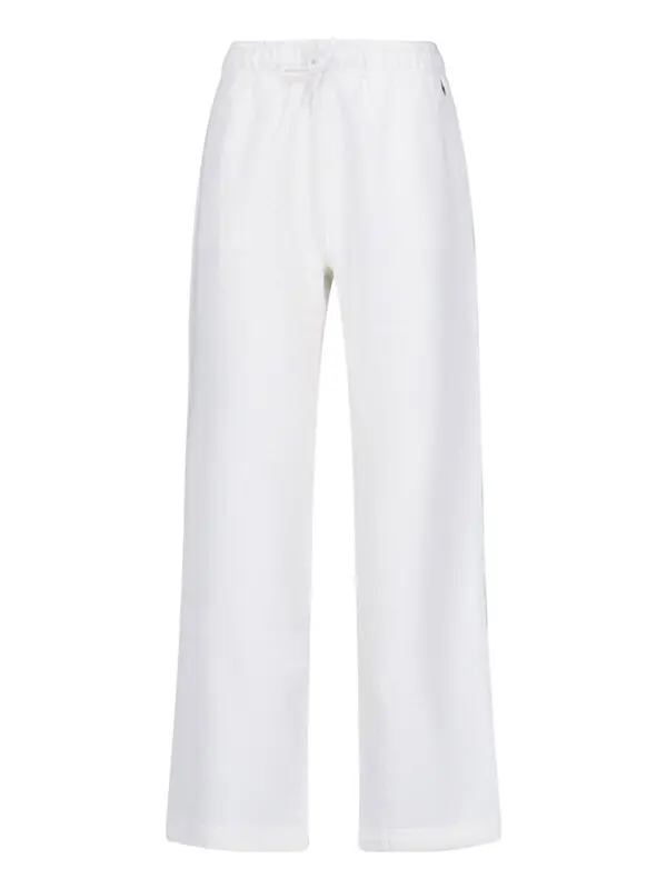 Polo Ralph Lauren Logo Embroidered Drawstring Pants - White