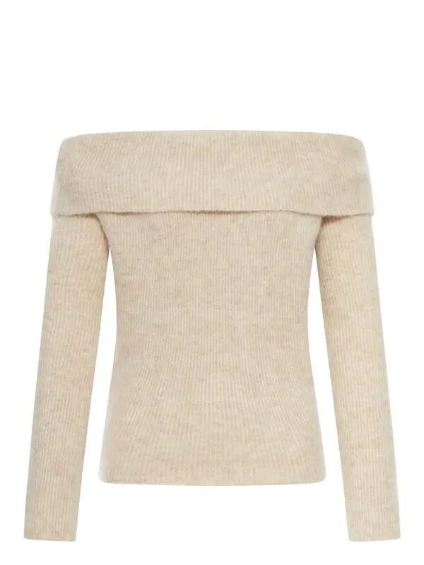 Rick Owens Off-shoulder Knitted Jumper - Nude
