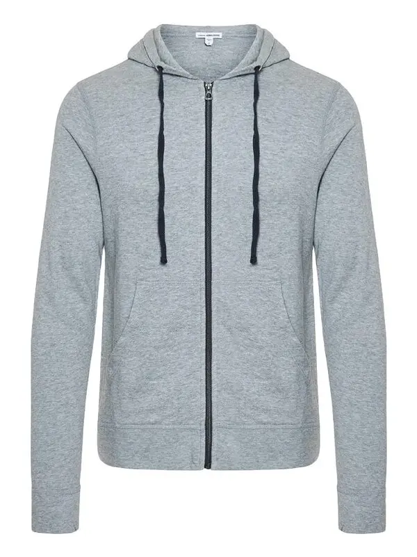JAMES PERSE Hooded Zip-up Jacket - Gray
