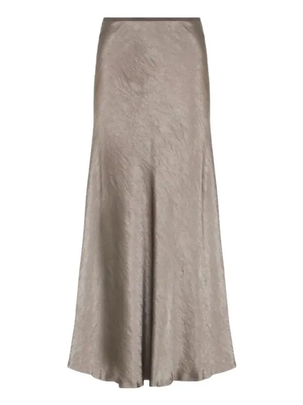 MAISON MARGIELA Bias-cut Satin Midi Skirt - Nude