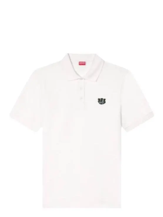 Kenzo Wild Tiger Slim Polo Shirt - White