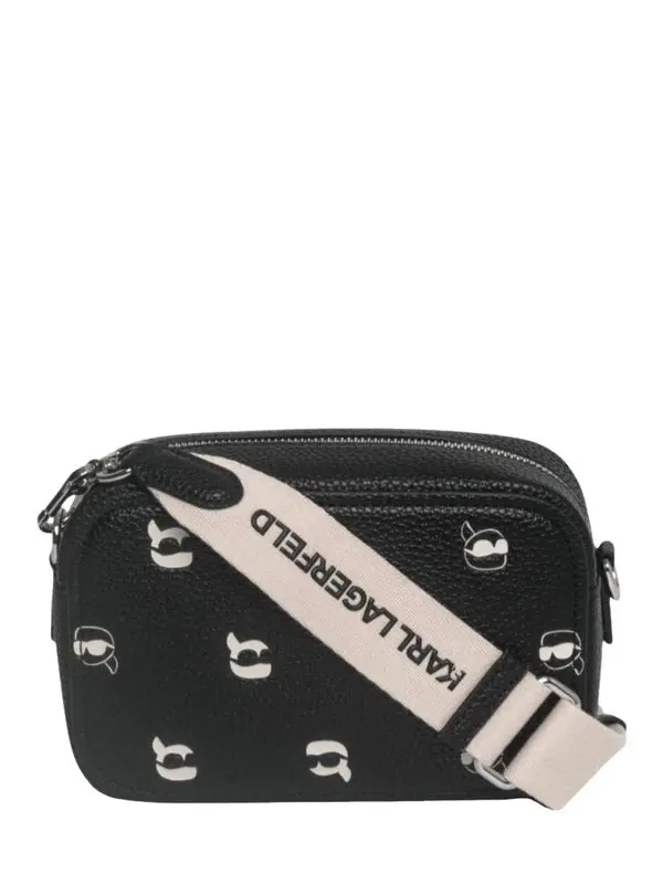 Karl Lagerfeld Ikon Cross Body Bag - Black