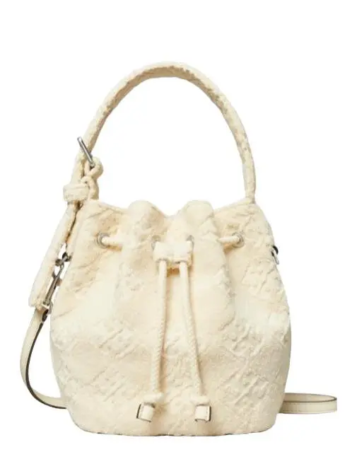 Tory Burch Mini Bucket Bag - Pearl
