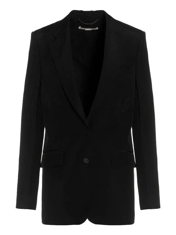 Stella McCartney Single-breasted Suit Jacket - Black