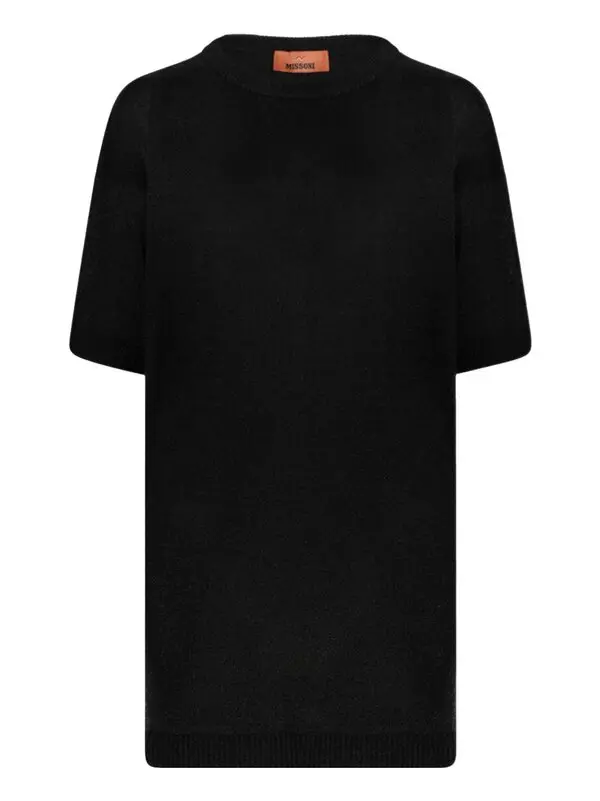 Missoni Short Sleeve Crew Neck T-shirt - Black