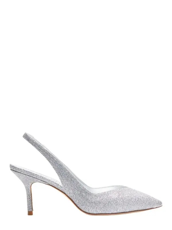 STUART WEITZMAN Pointed Toe Slingback High Heels - Gray