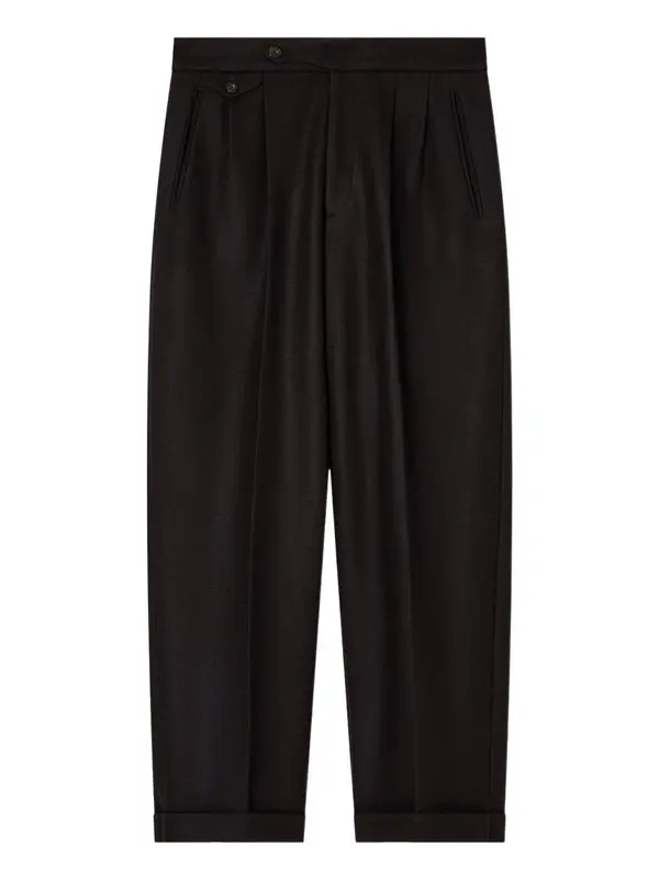Emporio Armani Pleated Trousers - Grey
