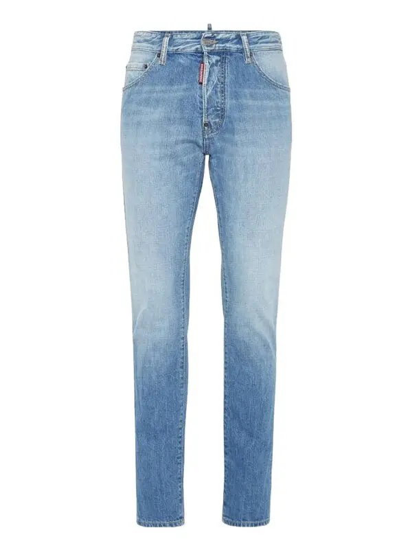 Dsquared2 Mid-waisted Skinny Jeans - Navy