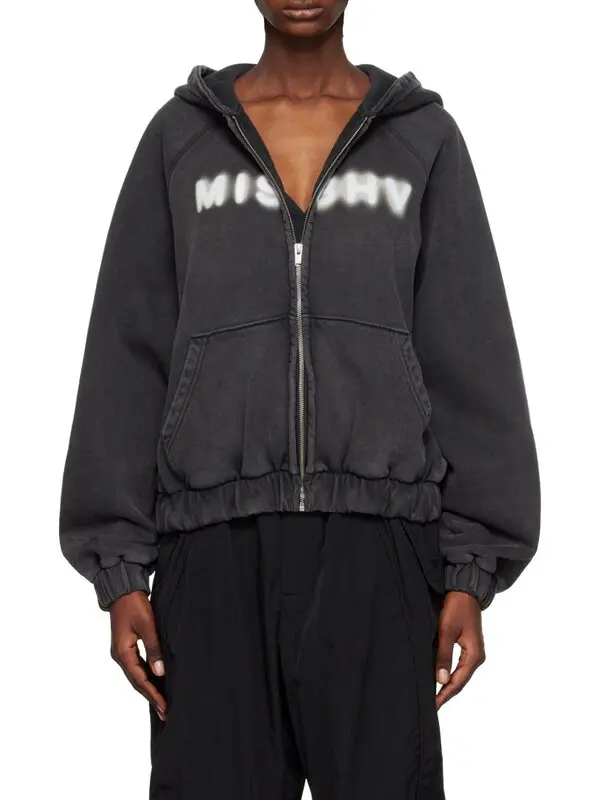MISBHV Community Zipped Hoodie - Black