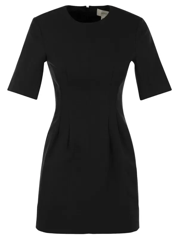Sportmax Crewneck Short-sleeved Dress - Black