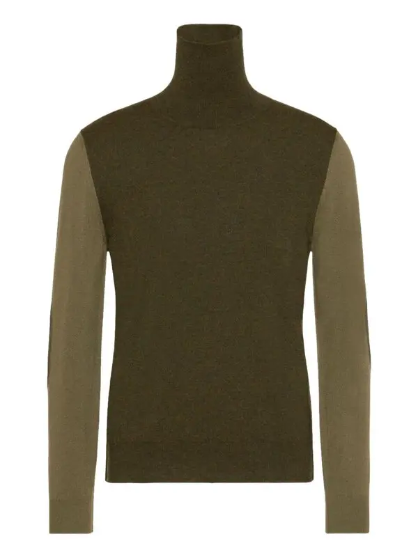 MAISON MARGIELA Two-tone Turtleneck Knitted Jumper - Null