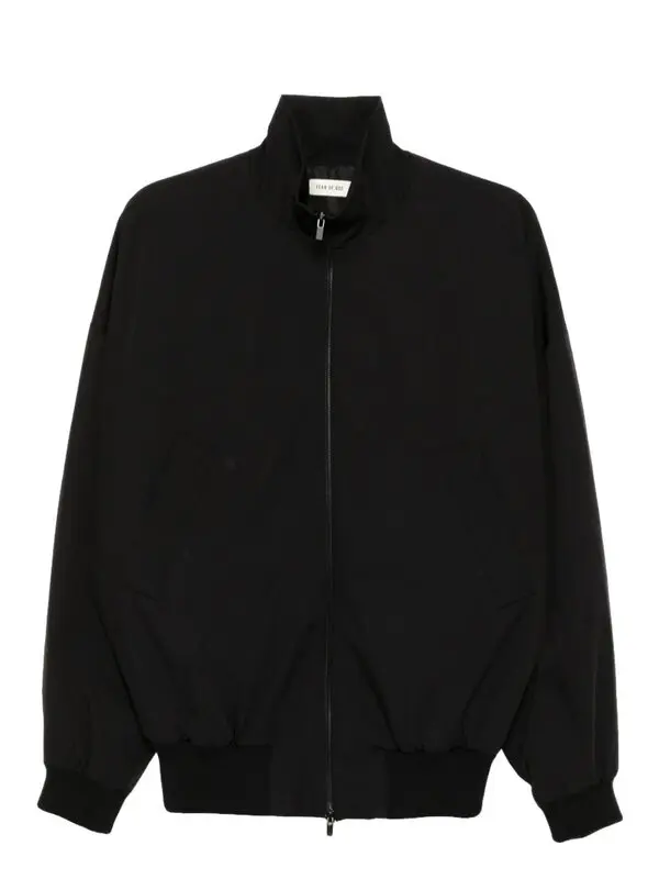 Fear Of God Zipped Track Jacket - Black