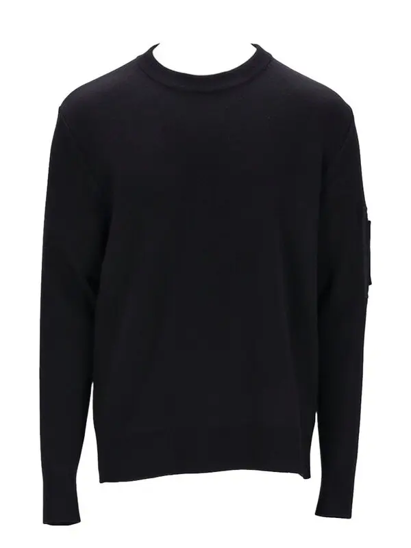 Givenchy Crewneck Knitted Jumper - Black