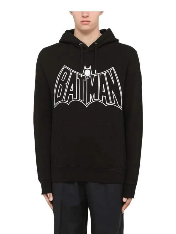 LANVIN Printed Hooded Sweater - Black