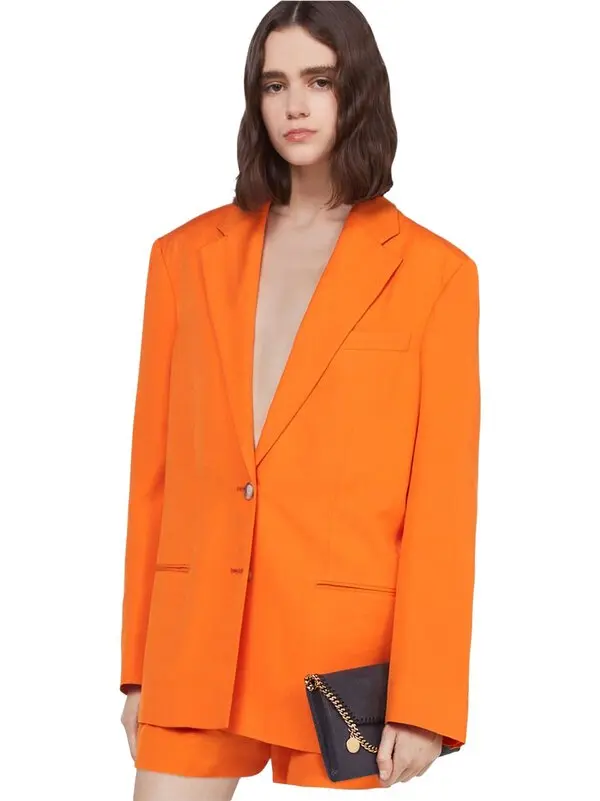 Stella McCartney Single-breasted Tailored Blazer - Orange