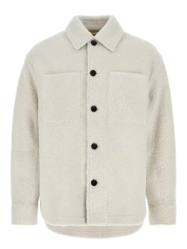 Bottega Veneta Oversized Shearling Shirt - No