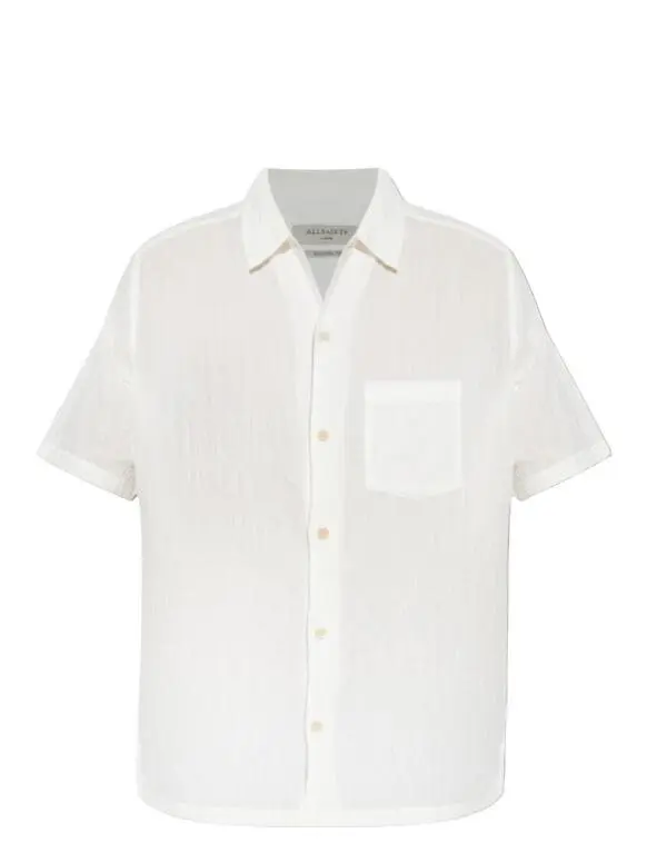 ALLSAINTS Walton Textured Shirt - White