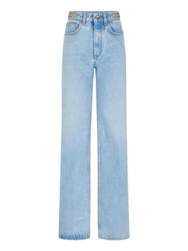 Rabanne Baggy Trousers - Light Blue