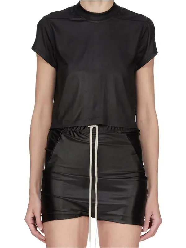 Rick Owens Tie-detail T-shirt - Black