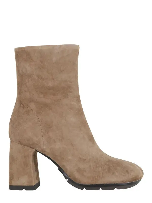 Ash High-heeled Boots With Side Zip And Chunky Heel - Fandango