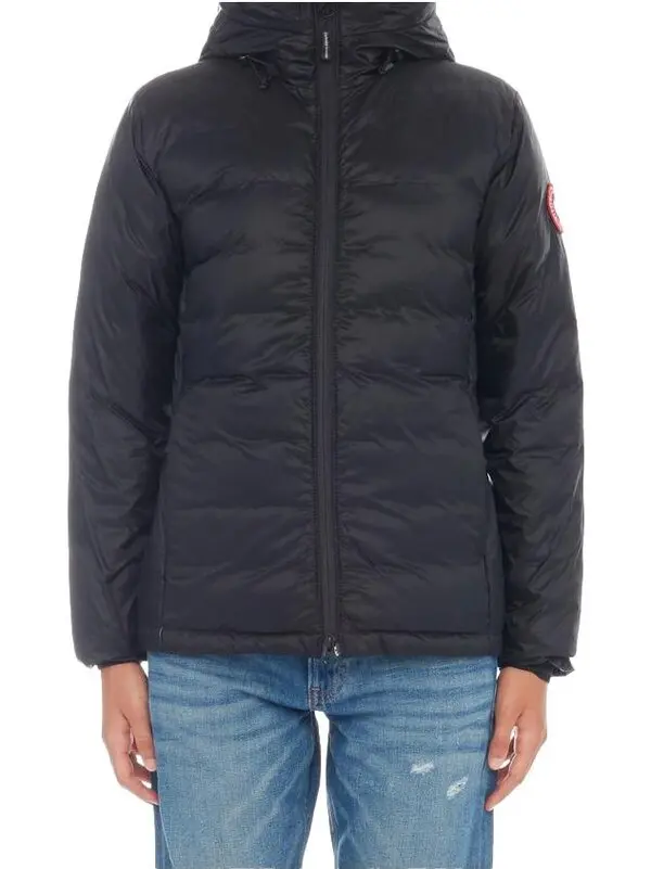 Canada Goose Hooded Down Jacket - Black