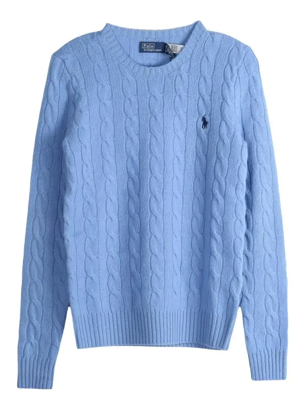 Polo Ralph Lauren Cable-knit Wool-cashmere Blend Sweater - New Litchfield Blue