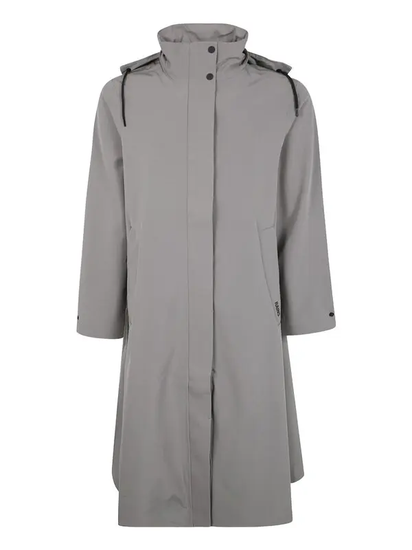 Rains Suva Vision Softshell A-line Hooded Raincoat - Gray