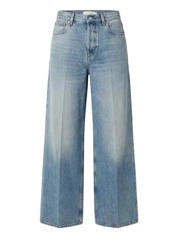 Gucci Wide Leg Denim Jeans - Gray