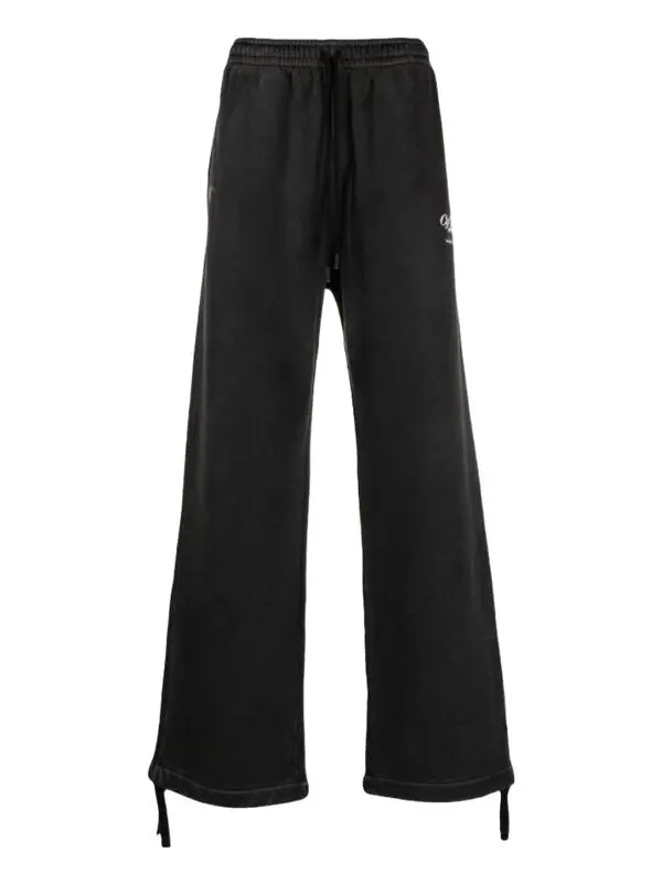 Off-White Logo-print Track Pants - Black