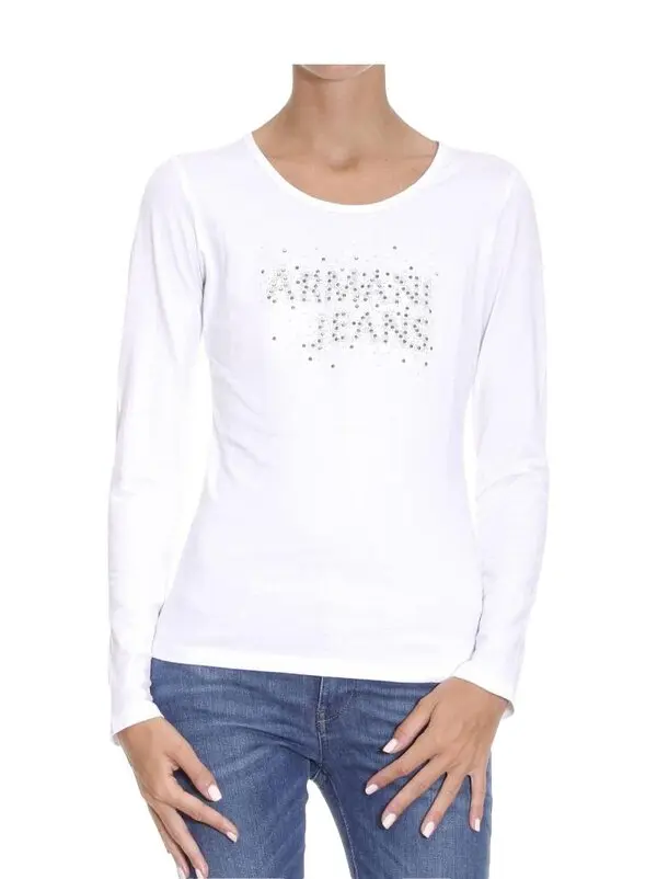 Emporio Armani Long Sleeve T-shirt With Logo Detail - No